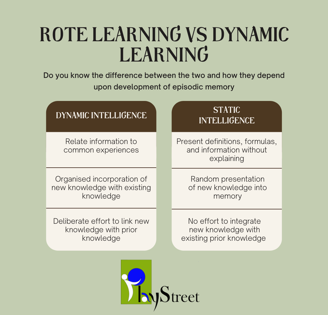 Impact of memory systems on children with autism - Playstreet