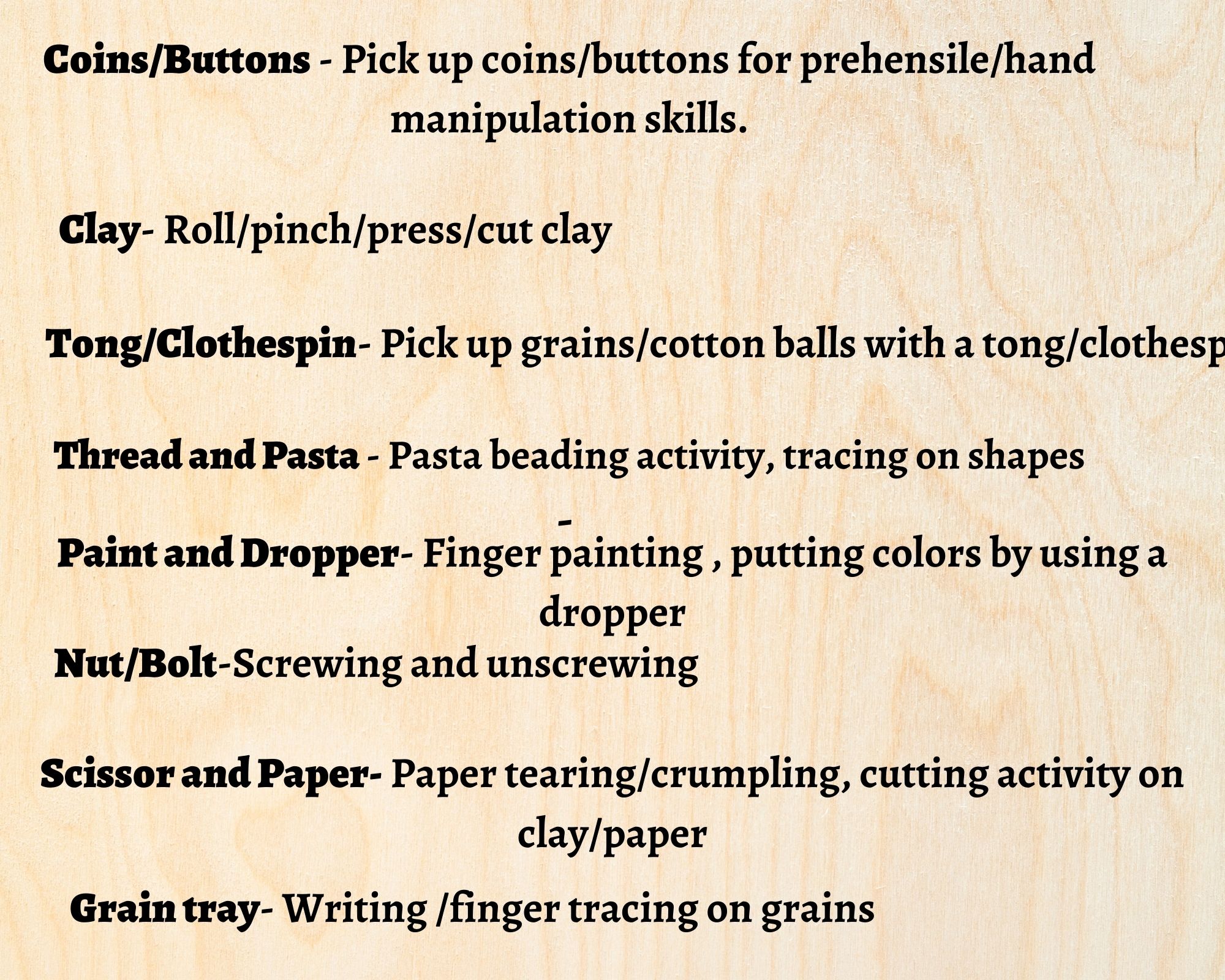 Occupational therapy toolkit for parents - Playstreet